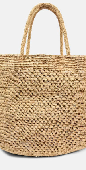 The Row - Oregon large raffia tote bag