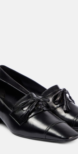 The Row - Park leather loafer pumps