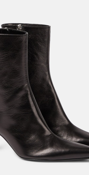 The Row - Sling leather ankle boots