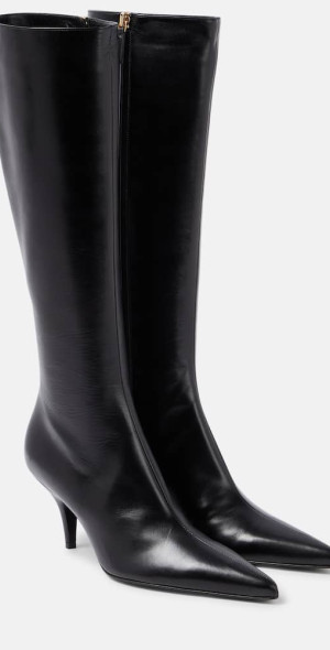The Row - Sling leather knee-high boots