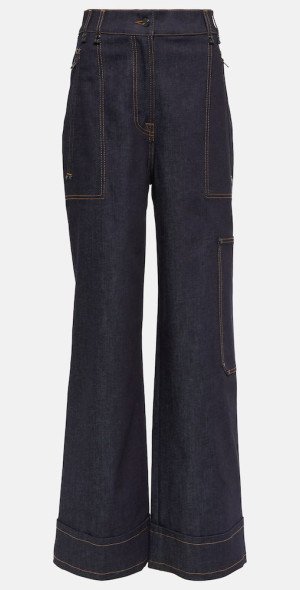 Tom Ford - High-rise wide-leg jeans