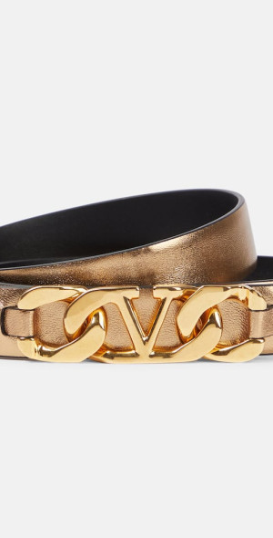 Valentino Garavani - VLogo Chain leather belt