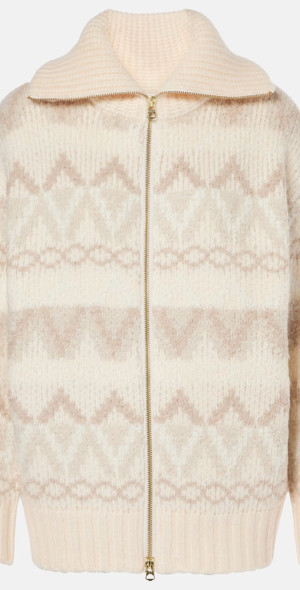 Varley - Brooke Fair Isle knitted jacket
