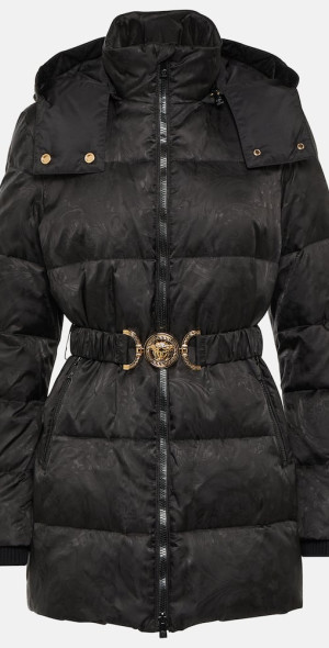 Versace - Barocco reversible jacquard down jacket