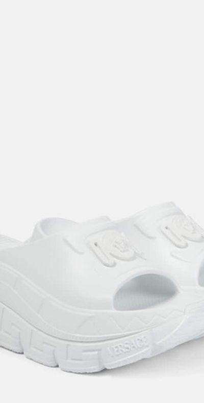 Versace - Trigreca rubber platform slides