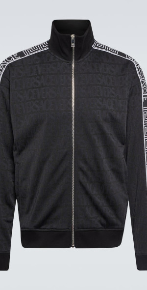 Versace - Allover jacquard track jacket