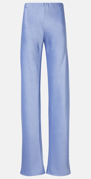Vince - High-rise satin wide-leg pants