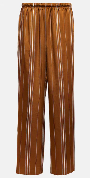 Vince - High-rise striped pants