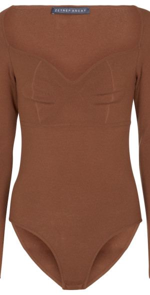 Zeynep Arcay - Zeynep ArÃ§ay Stretch-knit bodysuit