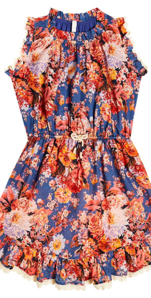 Zimmermann Kids - Devi floral cotton dress