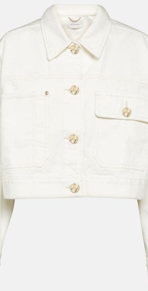 Zimmermann - Matchmaker cropped denim jacket