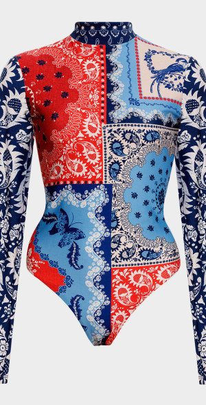 Agua Bendita - Mei Atma Rashguard One-Piece Swimsuit