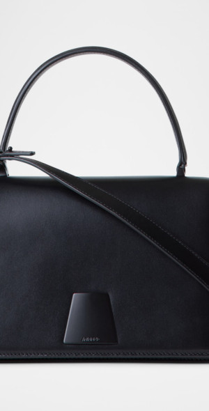 Akris - Alice Small Leather Top-Handle Bag