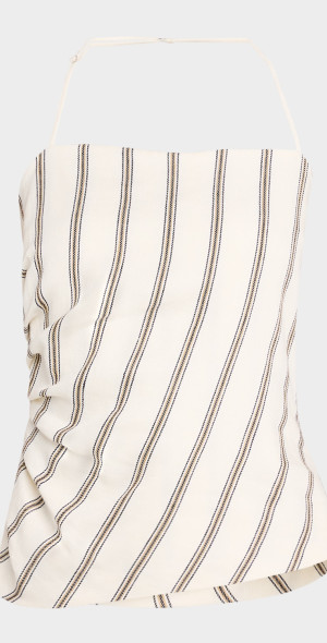 A.L.C. - Charlotte Stripe Halter Top