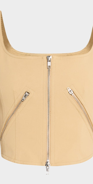 A.L.C. - Dea Zip Corset Top