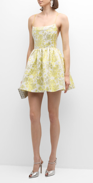Alice + Olivia - Nat Floral Strappy Mini Dress