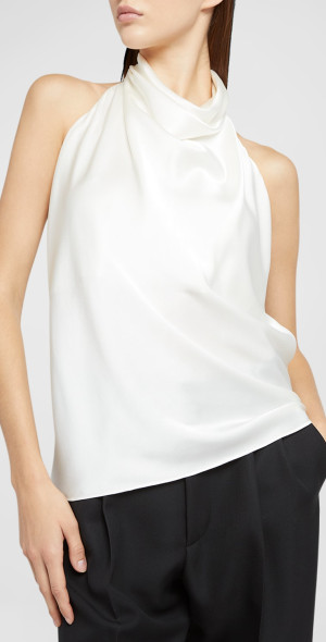 ARMARIUM - Camille Silk Halter Top