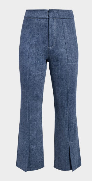 AS by DF - Gianna Cropped Micro Flare Pants