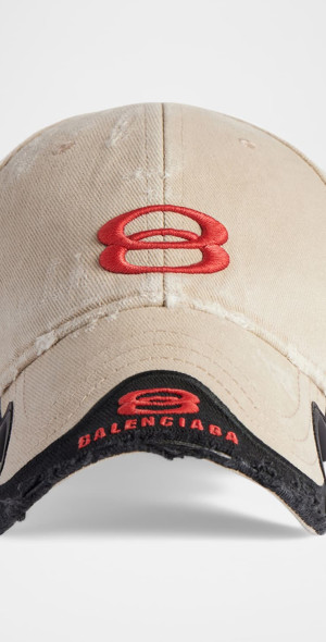 Balenciaga - Men's Double Unity Embroidered Baseball Cap