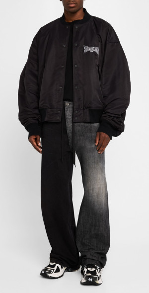 Balenciaga - Men's Embroidered Varsity Jacket