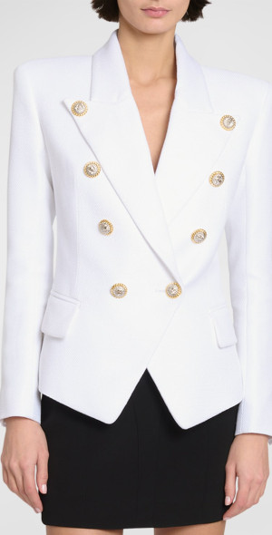 Balmain - Natte 8-Button Double-Breasted Jacket