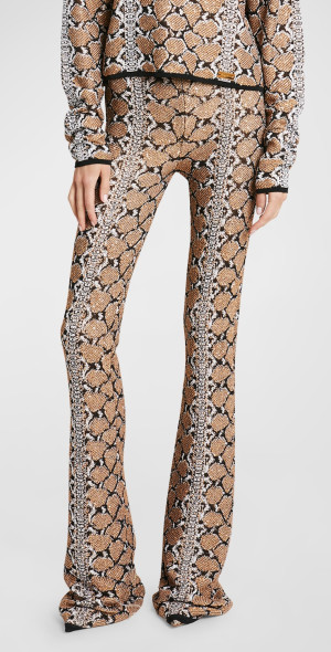 Balmain - Python Knit Bootcut Pants