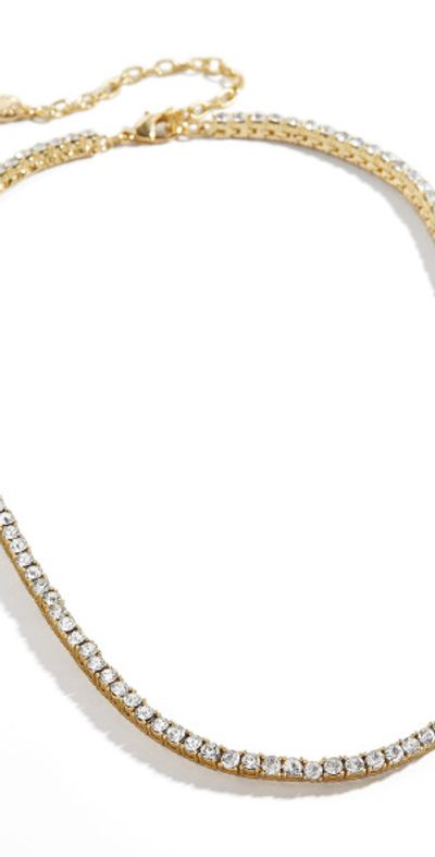 BaubleBar - Bennett Crystal Tennis Necklace