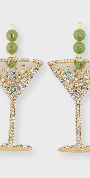 BaubleBar - Pimento Memento Crystal Drop Earrings