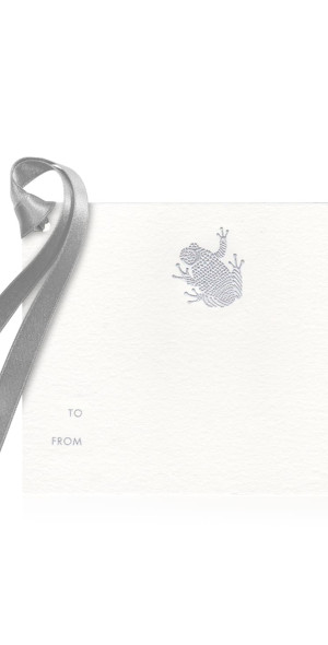 Bell'INVITO - Silver Frog Gift Tags