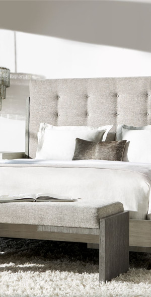 Bernhardt - Foundations Tufted Queen Bed