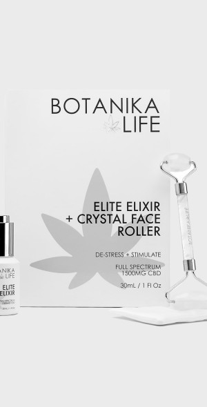 Botanika Life - 1 oz. Elite Elixir + Crystal Face Roller