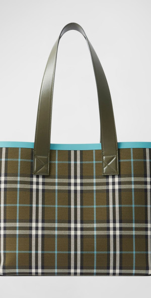 Burberry - London Check Canvas Tote Bag