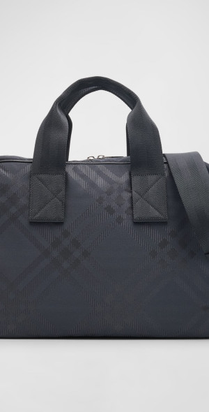 Burberry - Men's Check Jacquard Briefcase