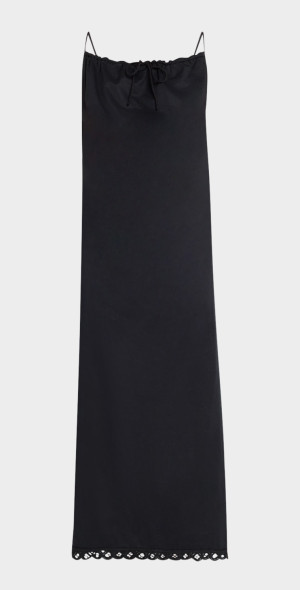 By Malene Birger - Elizabeth Lace-Trim Organic Cotton Midi Dress