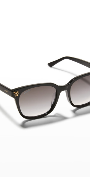 Cartier - Gradient Panther Square Acetate Sunglasses