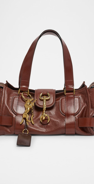 Chloe - Kerala 25 Small Shoulder Bag in Vegetable Tanned Leather