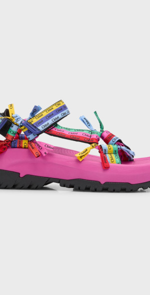 Chloe - x Teva Ribbon Logo Strap Sandals