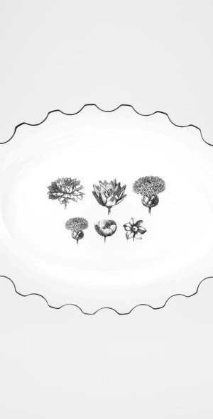 Christian LaCroix X Vista Alegre - Herbariae Large Oval Platter
