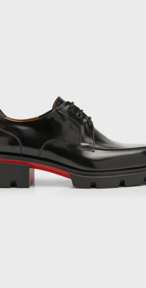 Christian Louboutin - Men's Our Georges L Leather Derby Shoes