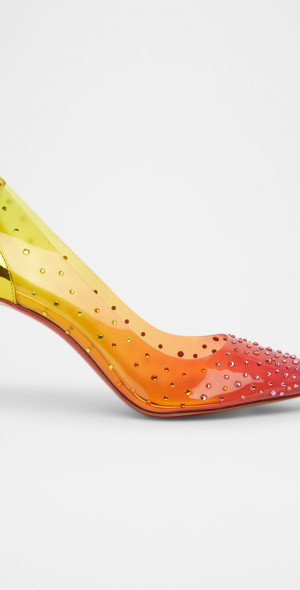 Christian Louboutin - Miss Z Studded PVC Red Sole Pumps