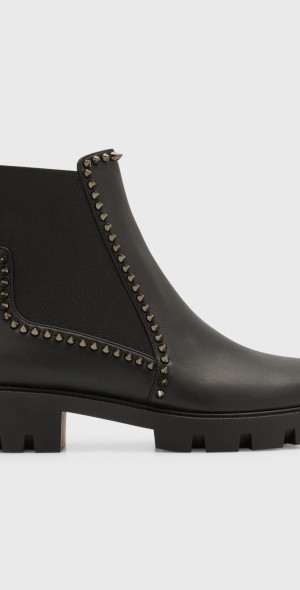 Christian Louboutin - Out Lina Spike Red Sole Ankle Boots
