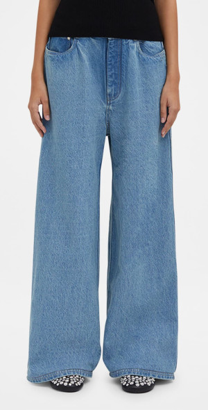 Christopher Esber - Oversized Wide-Leg Drop Jeans