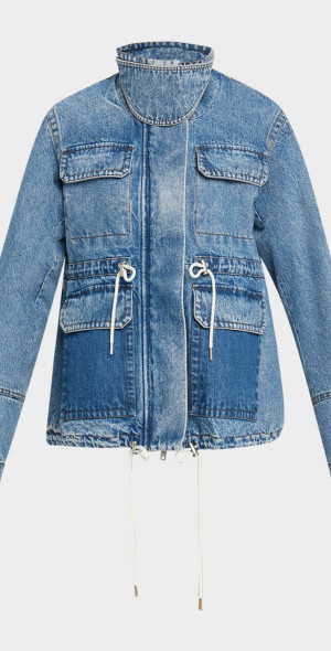 Co - Cropped Flated Military Jacket