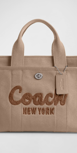 Coach - Logo Canvas Cargo Tote Bag
