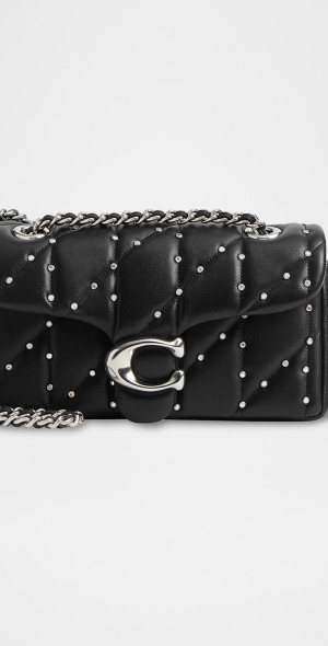 Coach - Tabby 20 Crystal Rivet Quilted Leather Shoulder Bag