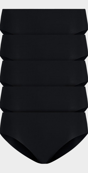 Commando - Classic Low-Rise Microfiber Bikini Briefs, Pack of 5