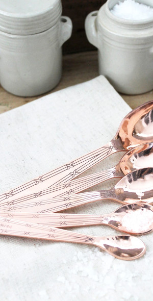 Coppermill Kitchen - Vintage Inspired Measuring Spoons Set