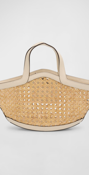 Cult Gaia - Yara Mini Rattan Tote Bag