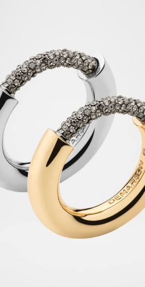 DEMARSON - Bracie Stackable Rings, Set of 2