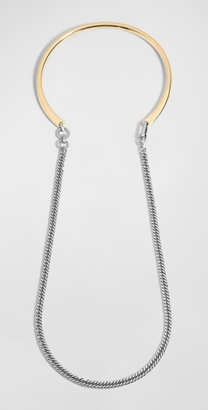 DEMARSON - Suzanne Two-Tone Wrap Necklace